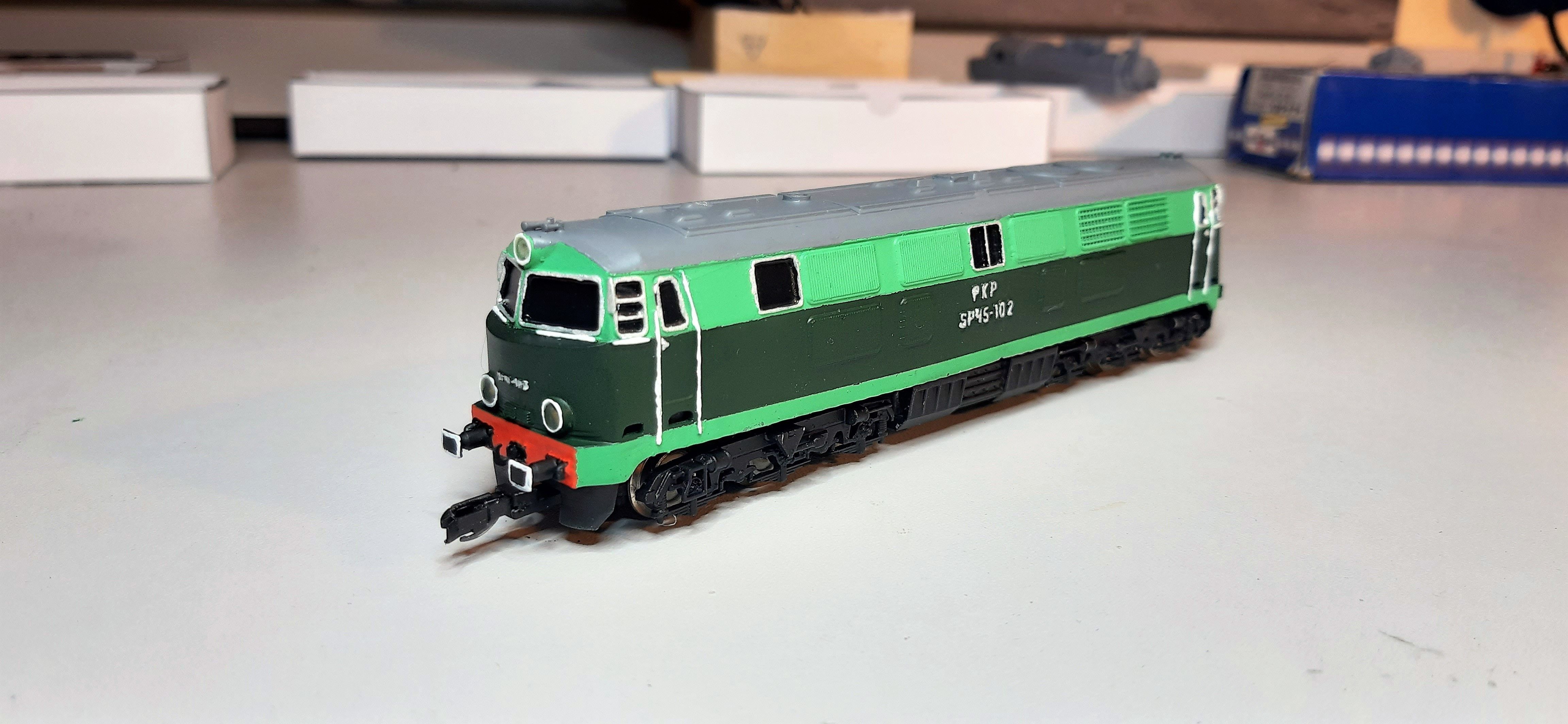PKP SP45 - TT scale 3D model 3D printable | CGTrader