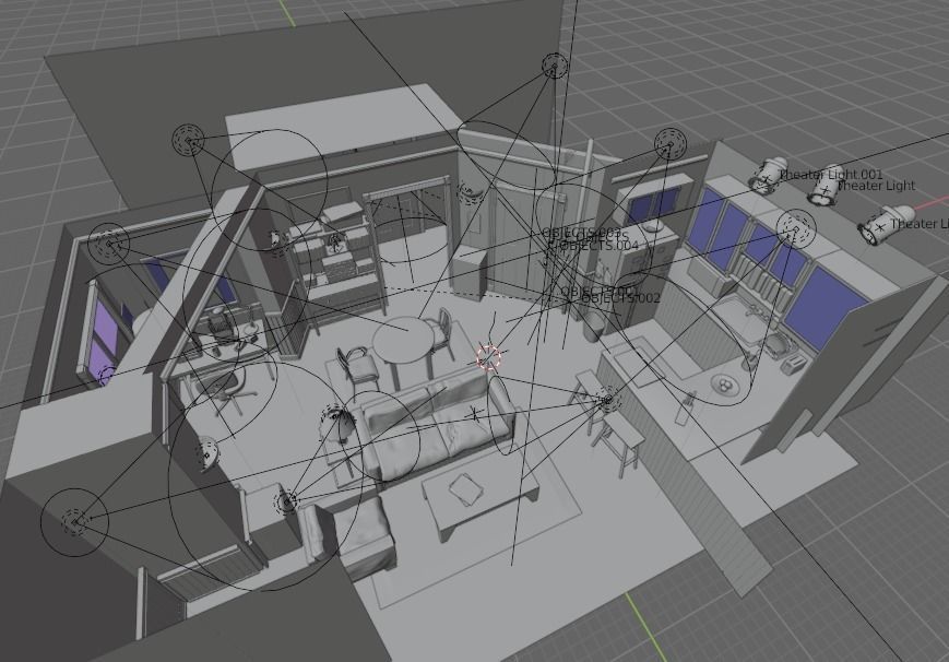Jerrys Apartment from Seinfeld 3D model | CGTrader