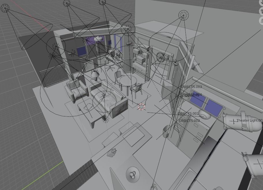 Jerrys Apartment from Seinfeld 3D model | CGTrader