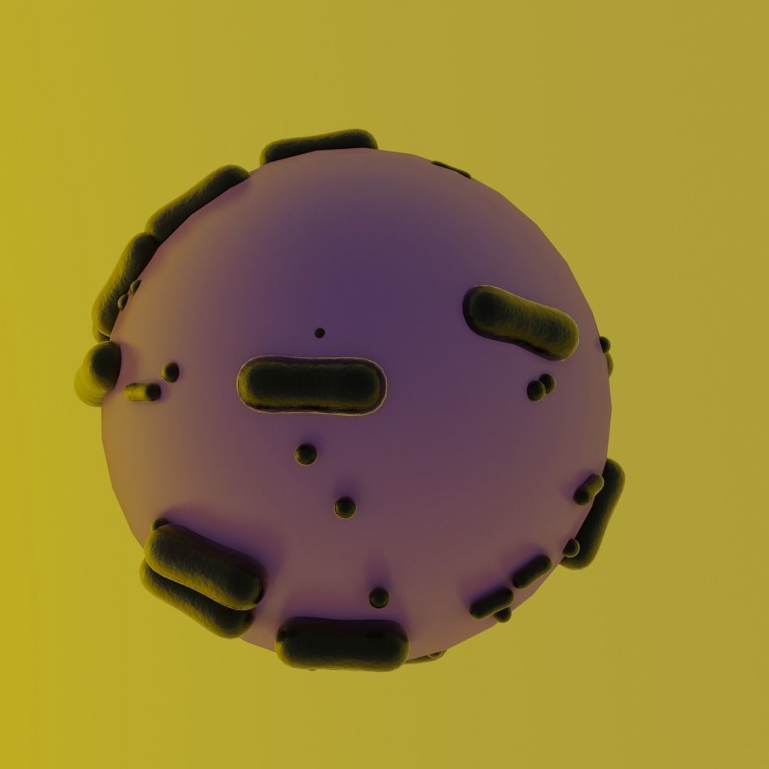 Weird scifi blob 3D model animated | CGTrader