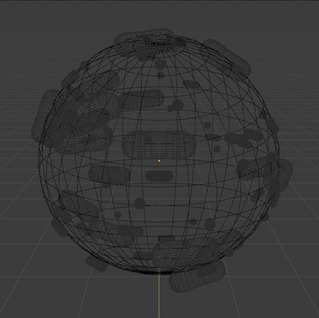 Weird scifi blob 3D model animated | CGTrader