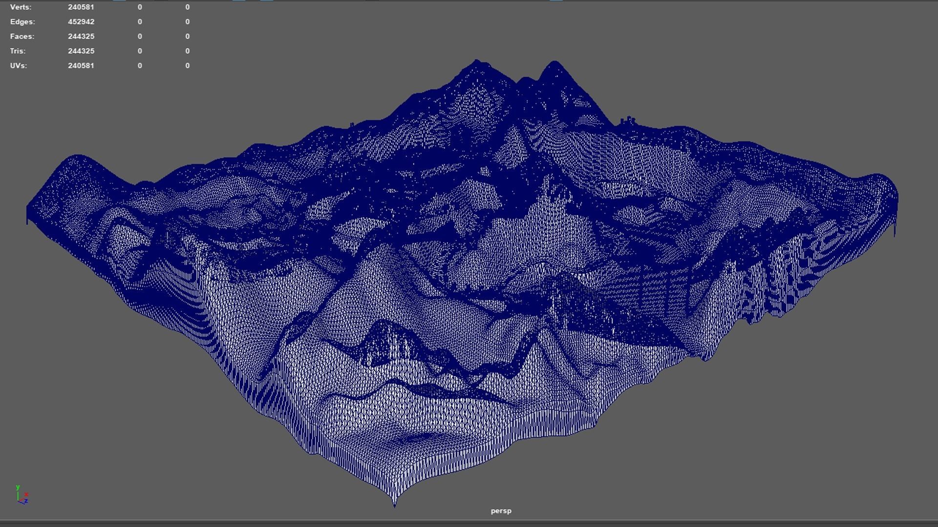 3D model Offroad Racing Tracks- Snow Mountain Tracks VR / AR / low-poly ...