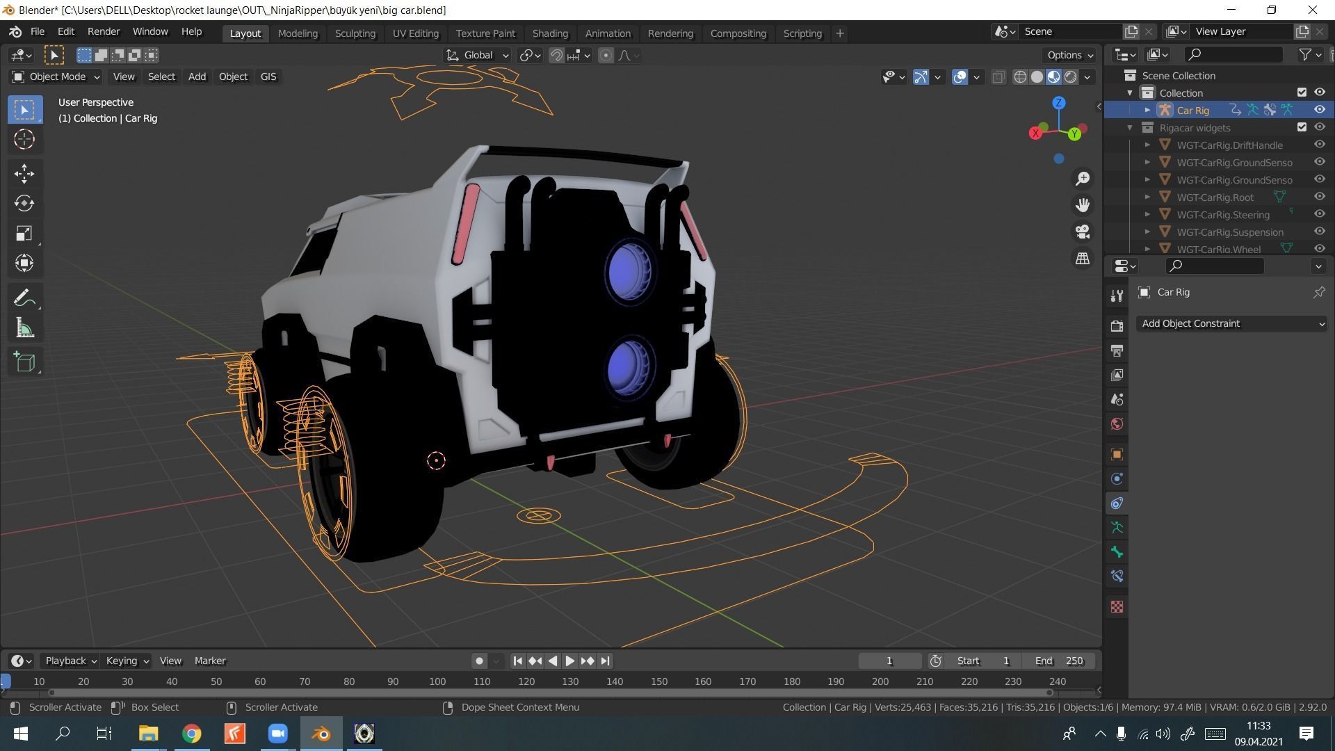 rocket league 3D model model FREE Merc free VR / AR / low-poly 3D model ...