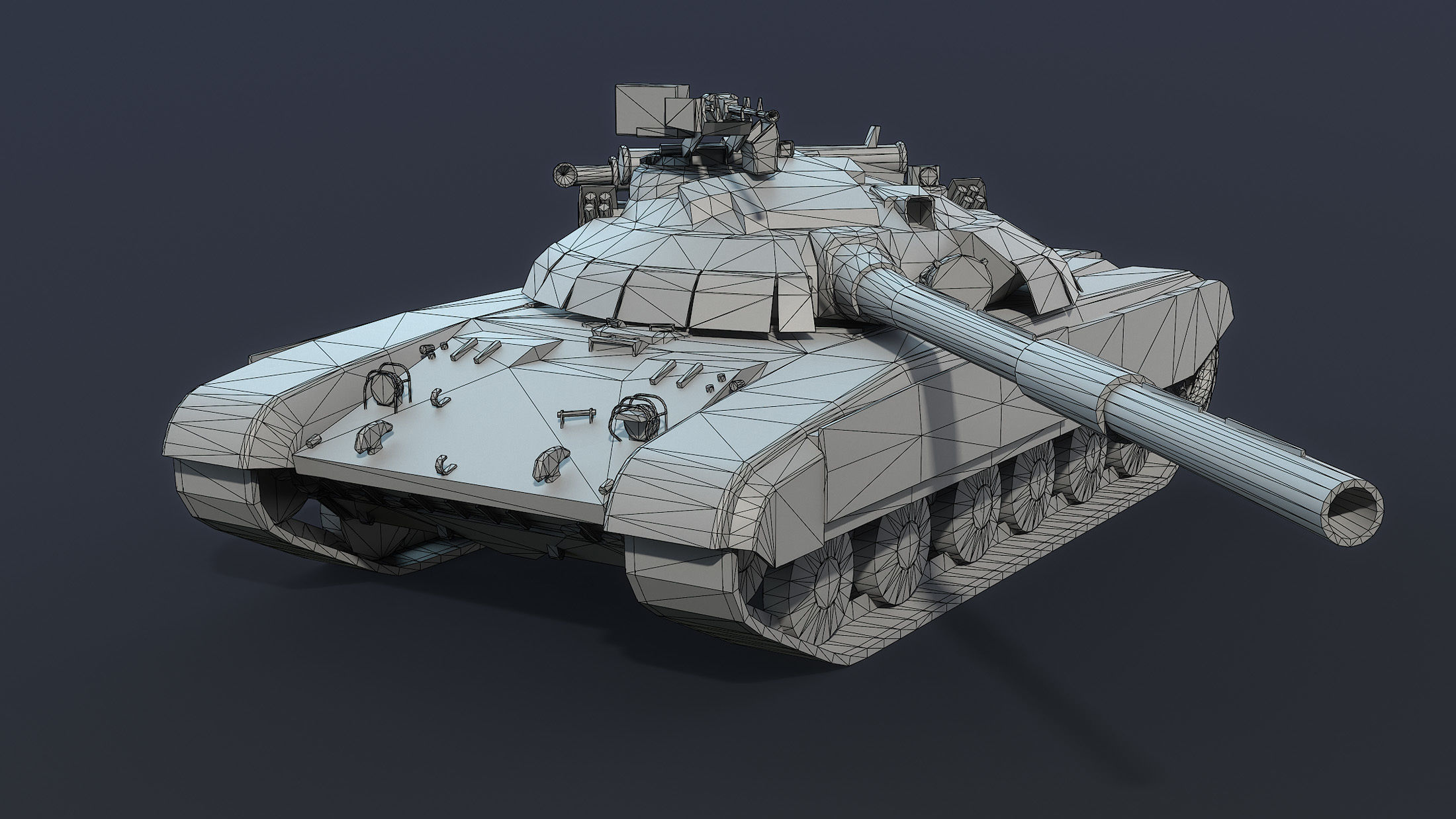 3D model T-64 BM Bulat VR / AR / low-poly | CGTrader
