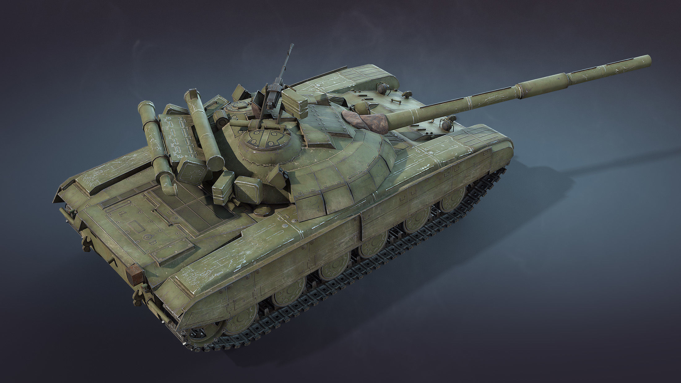 3D model T-64 BM Bulat VR / AR / low-poly | CGTrader