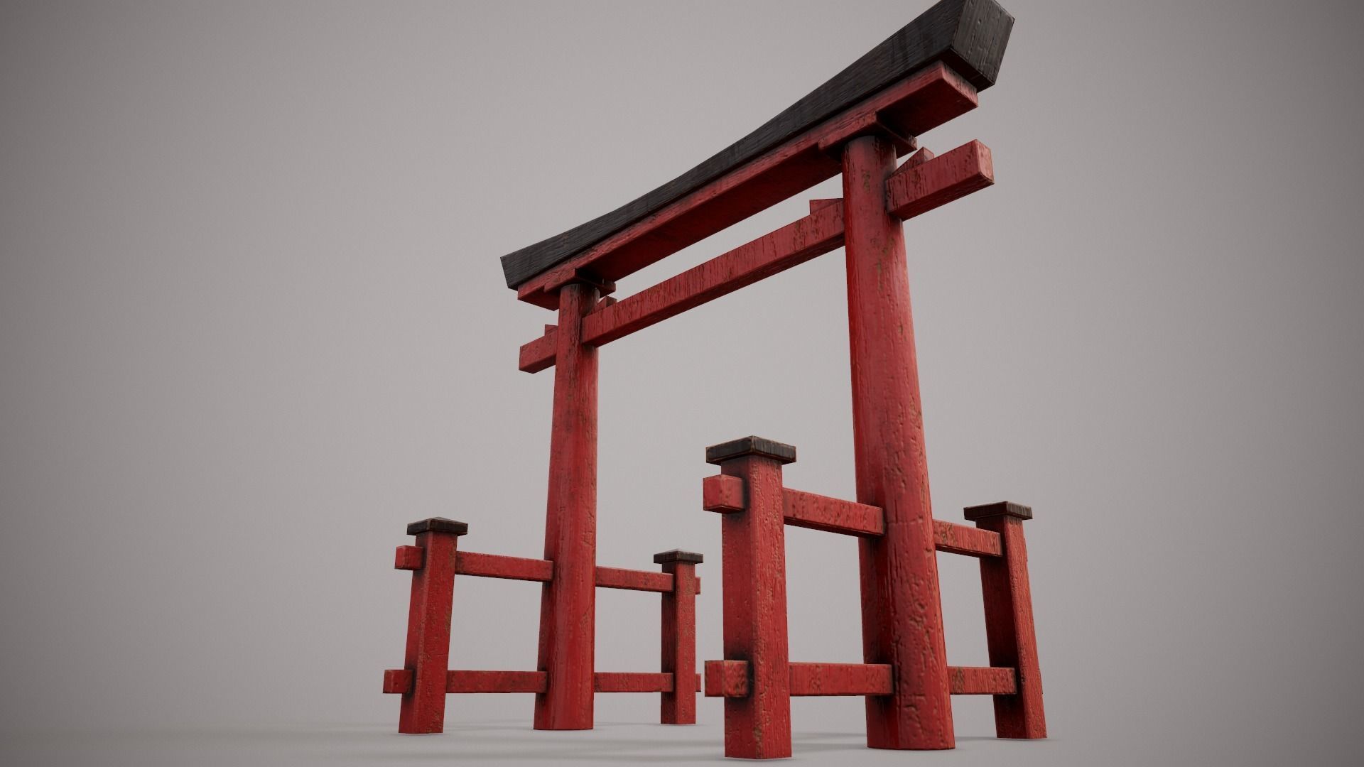 3D model Torii Gate VR / AR / low-poly | CGTrader