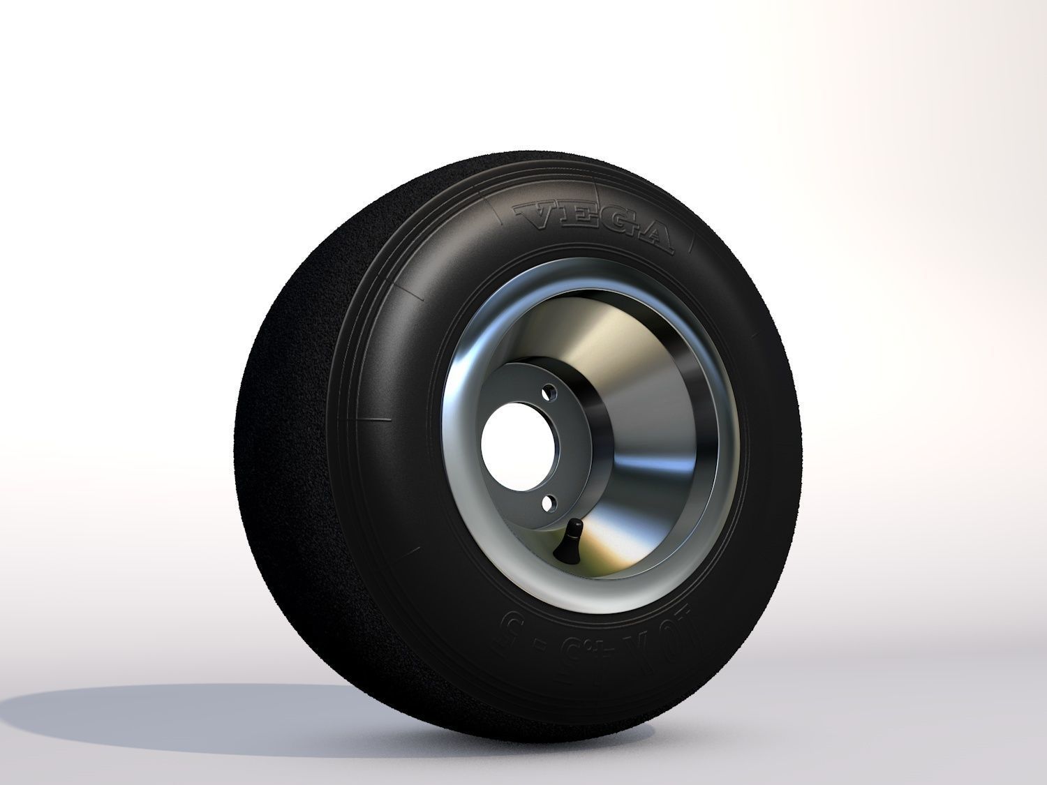 Karting wheels- Set of high-poly go-kart wheels- Tires and rims 3D ...