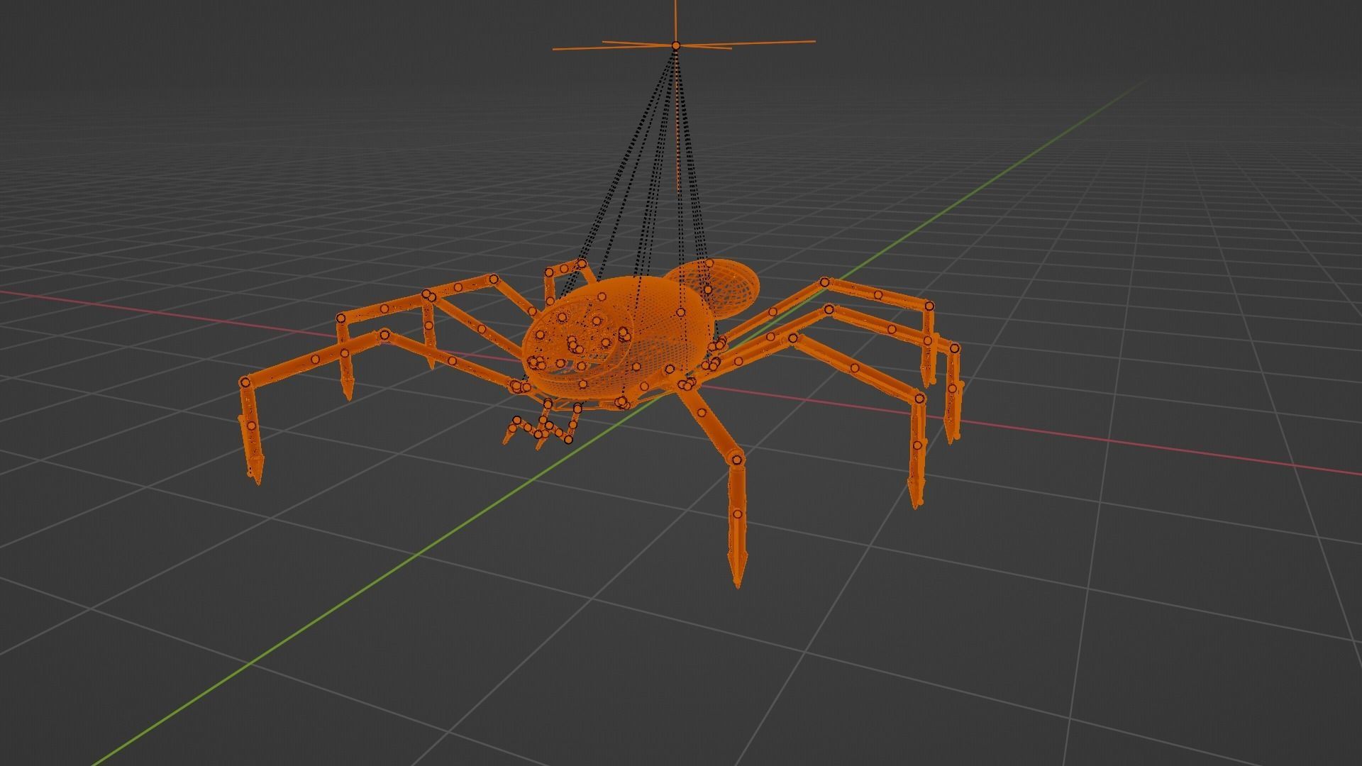 Mechanical Spider free 3D model rigged | CGTrader