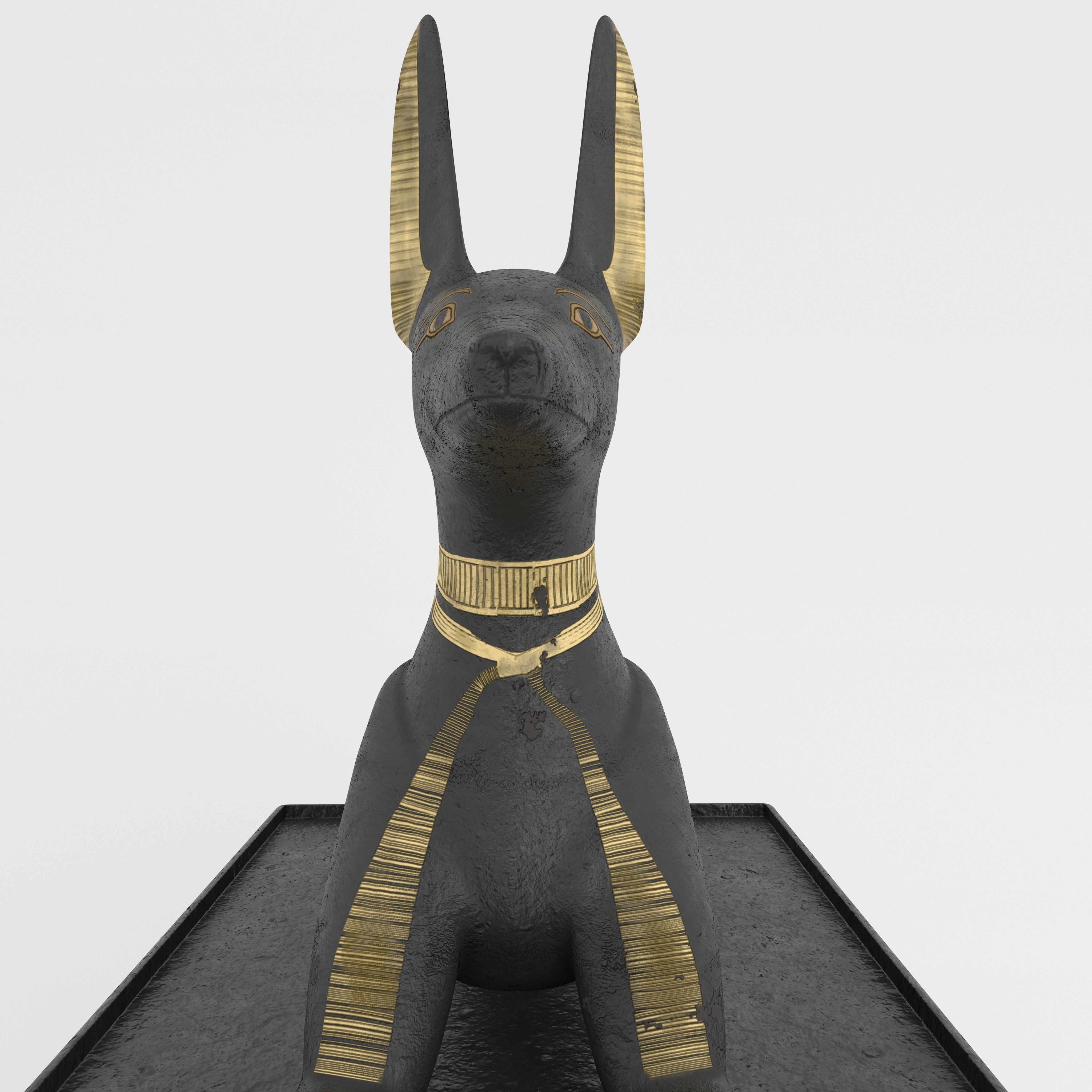 Anubis Shrine Stone 3D model | CGTrader