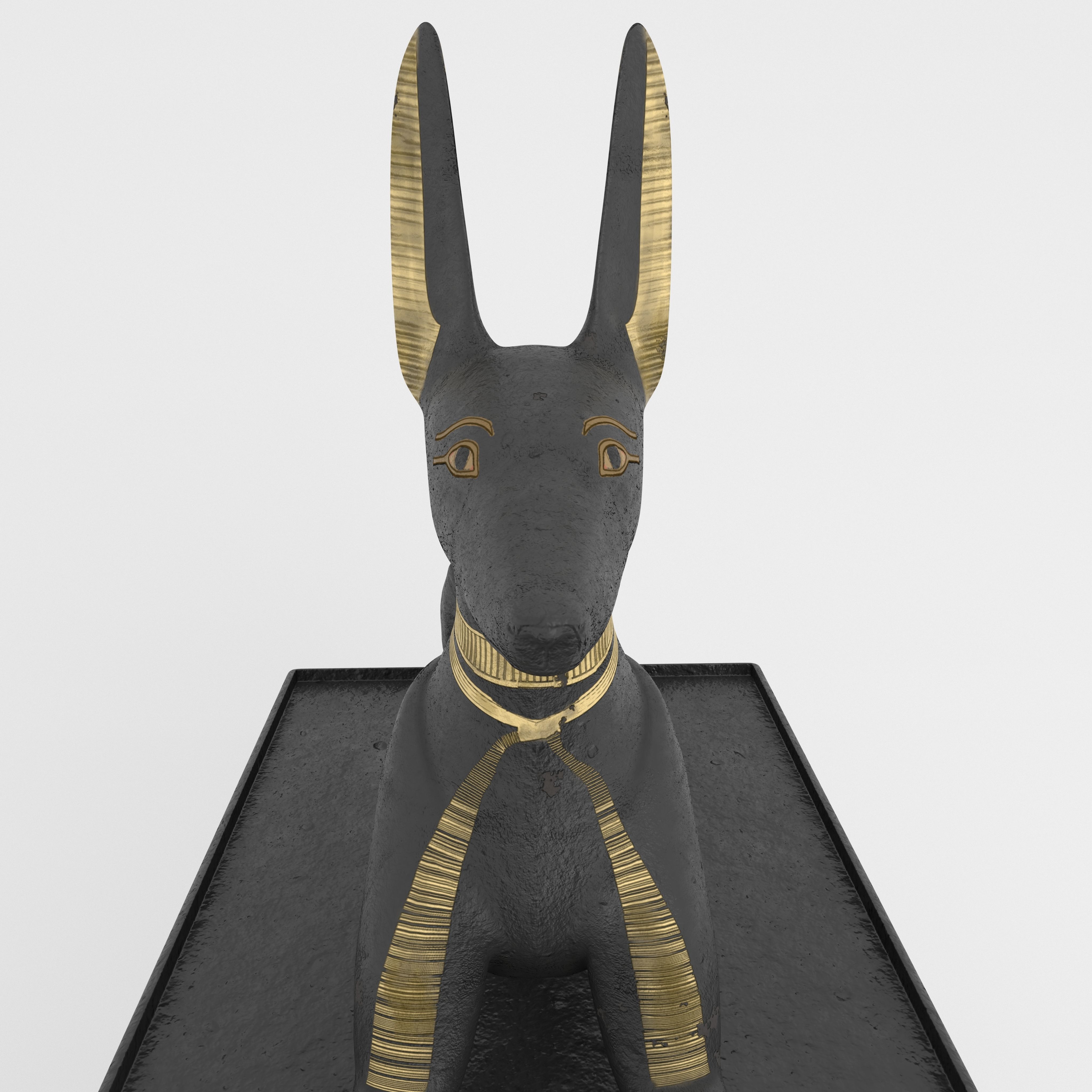Anubis Shrine Stone 3D model | CGTrader