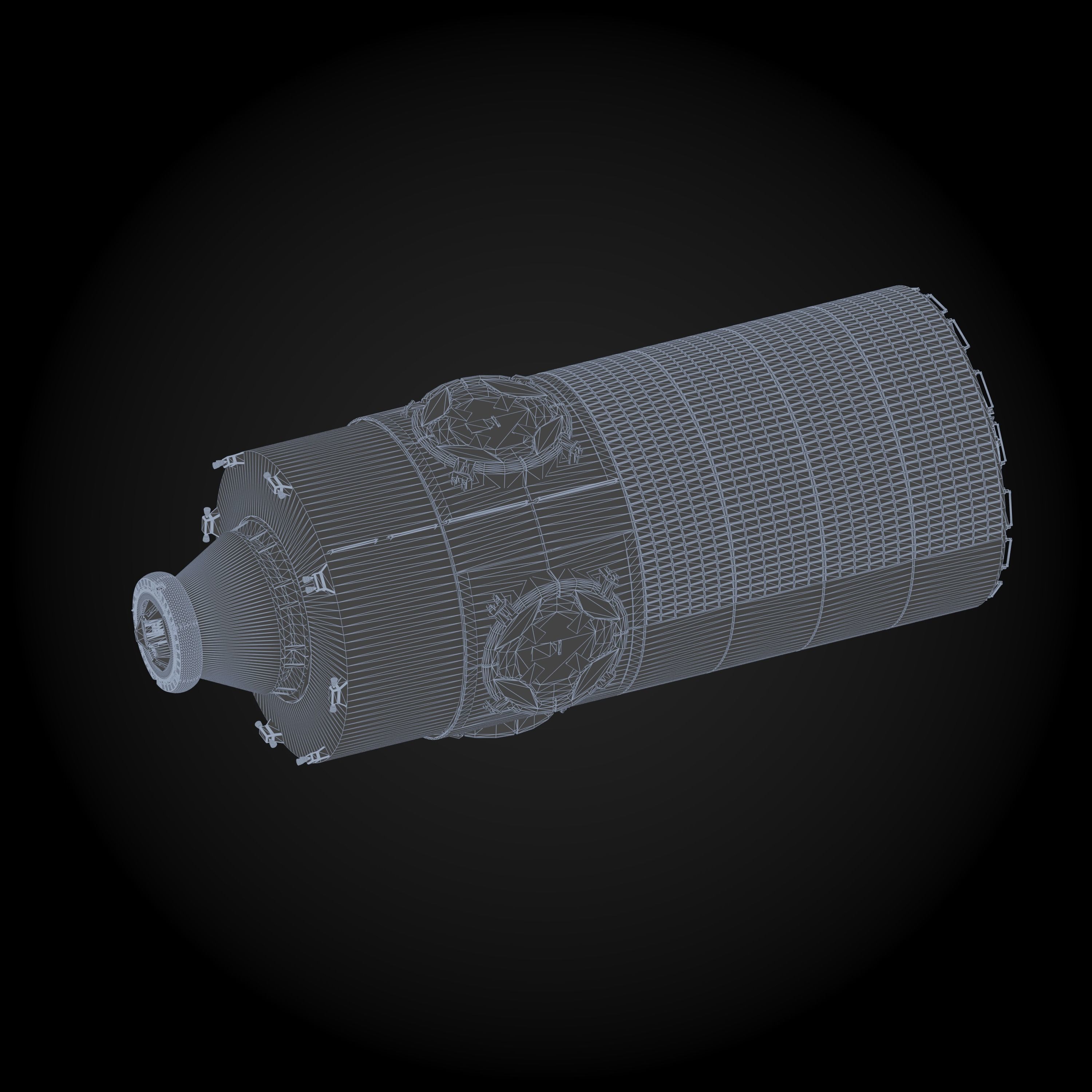 Axiom Space Station Core Module 3D model | CGTrader