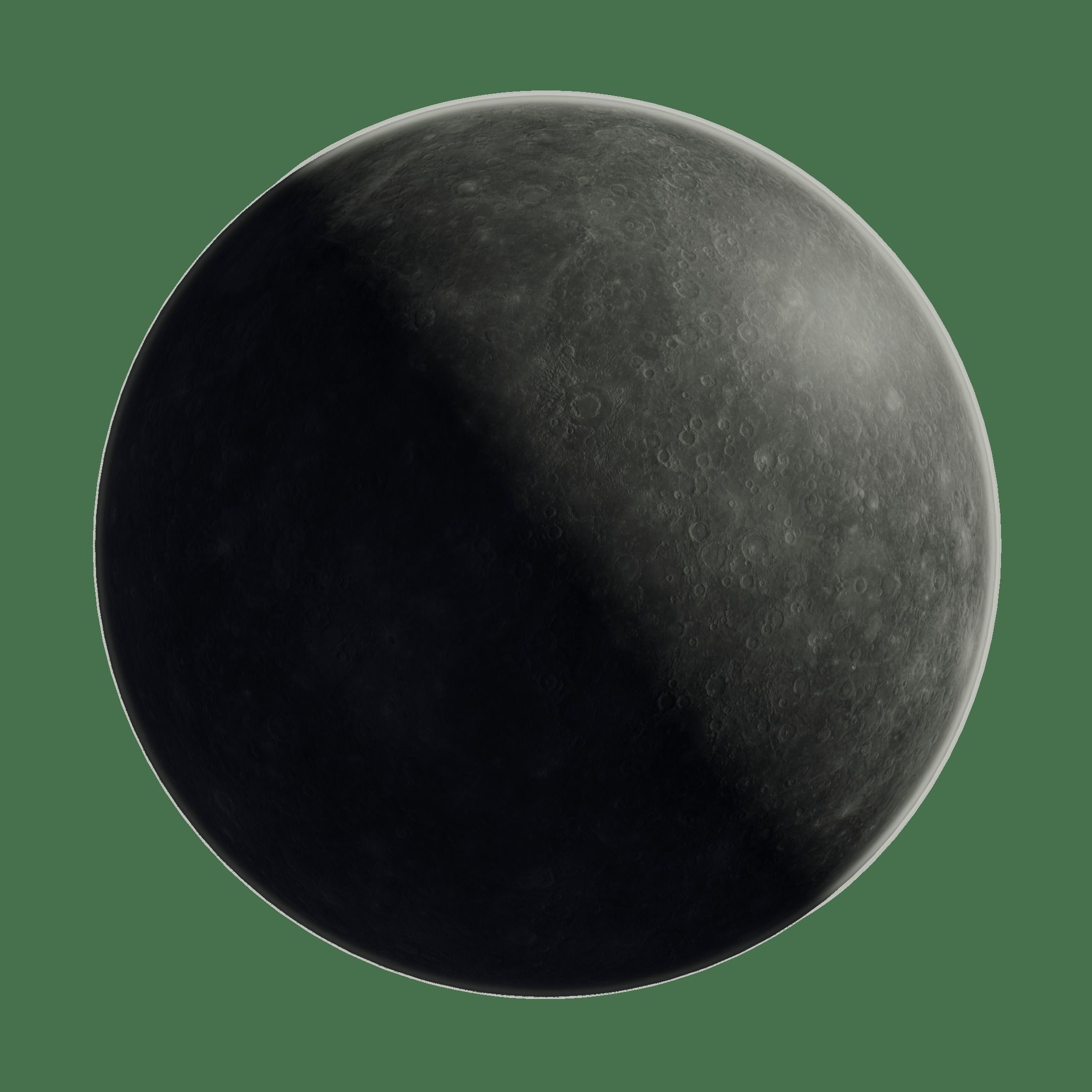 Photorealistic Mercury-Transparent Background 3D model | CGTrader
