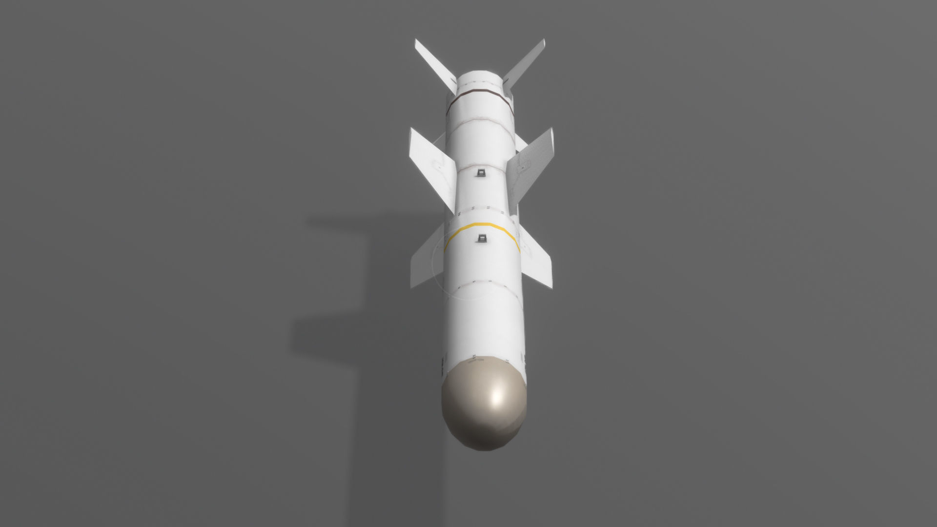 3D model AGM-84D HARPOON Anti-Ship Missile VR / AR / low-poly | CGTrader