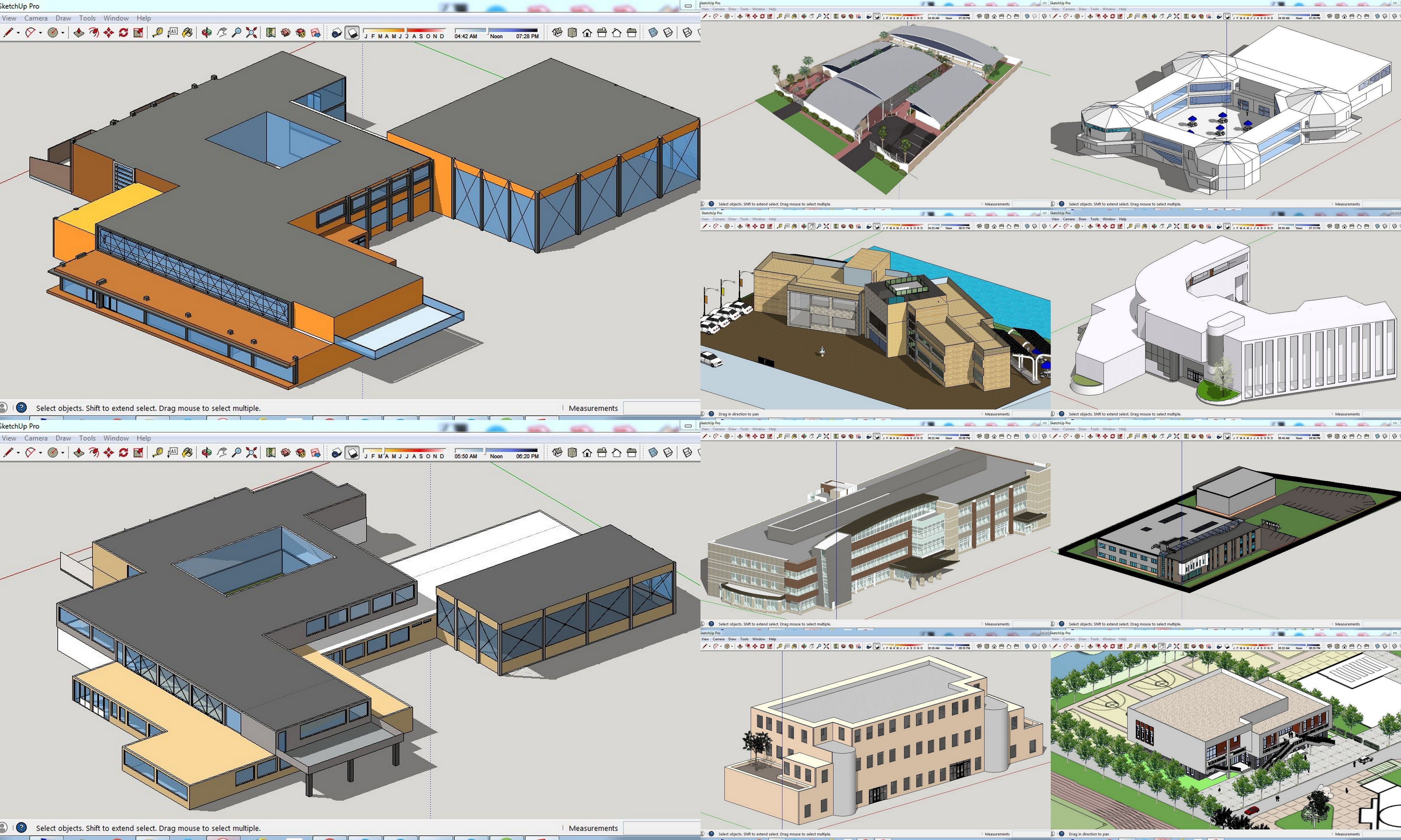 Pack SKP SCHOOL A1-A10 3D model | CGTrader