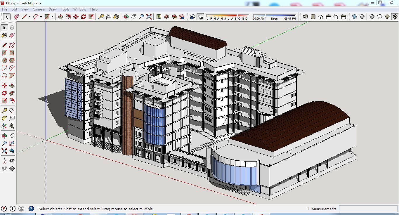 SKP SCHOOL B8 3D model | CGTrader