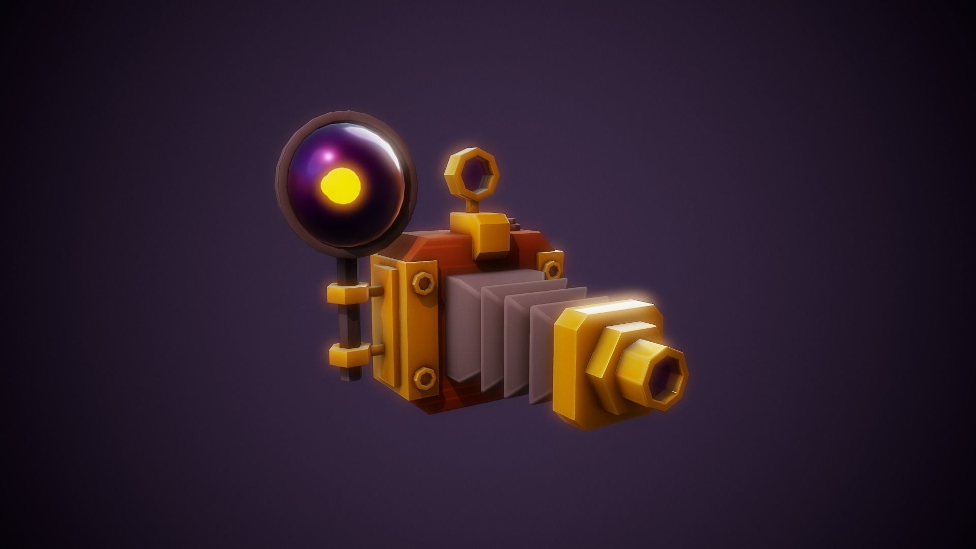 3D model Stylized Camera - Tutorial Included VR / AR / low-poly | CGTrader