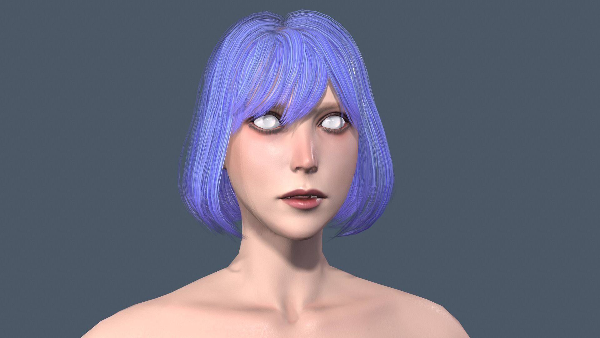 3D model Game low poly HAIR VR / AR / low-poly | CGTrader