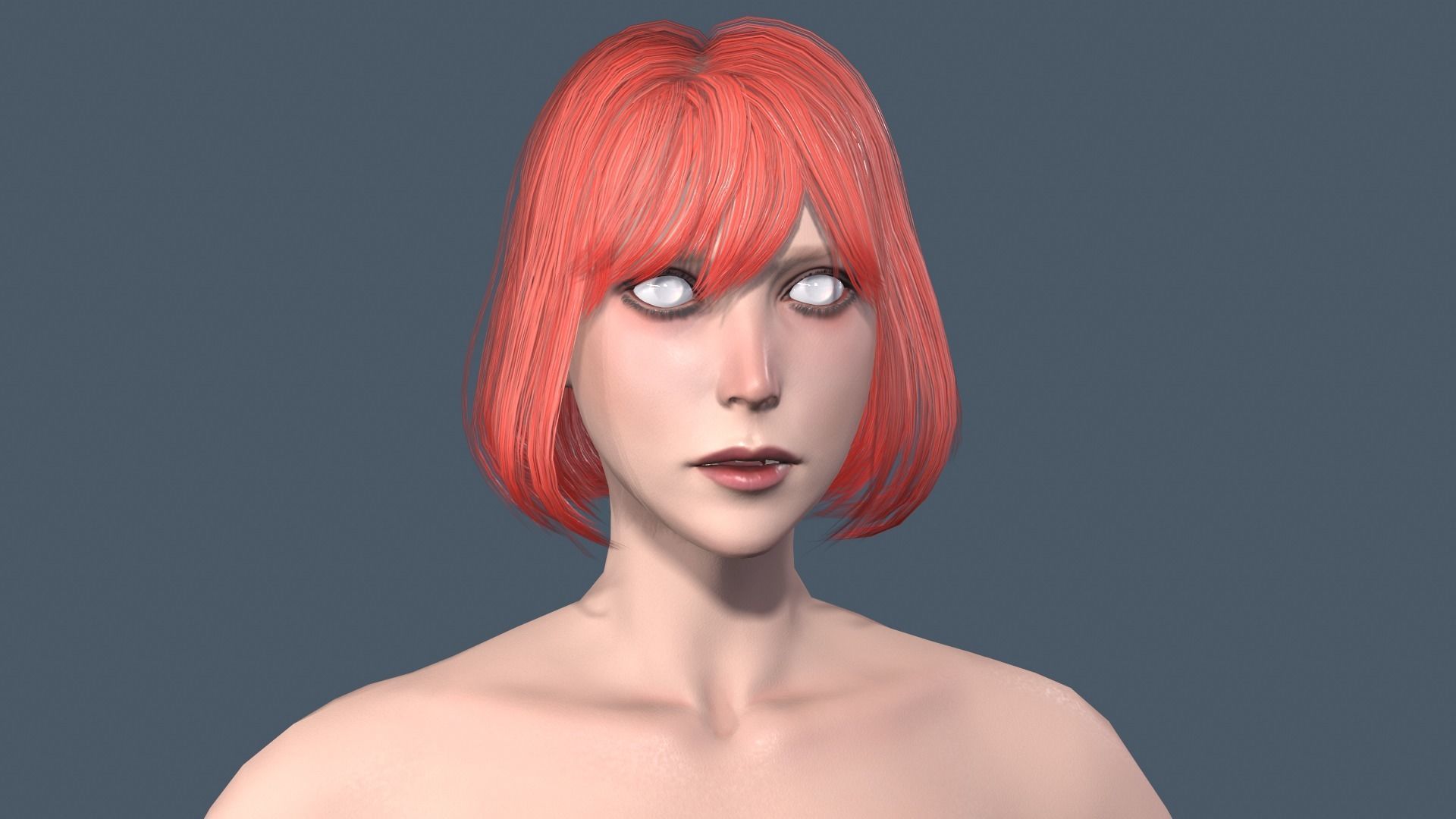 3D model Game low poly HAIR VR / AR / low-poly | CGTrader