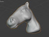 Horse head free 3D model | CGTrader