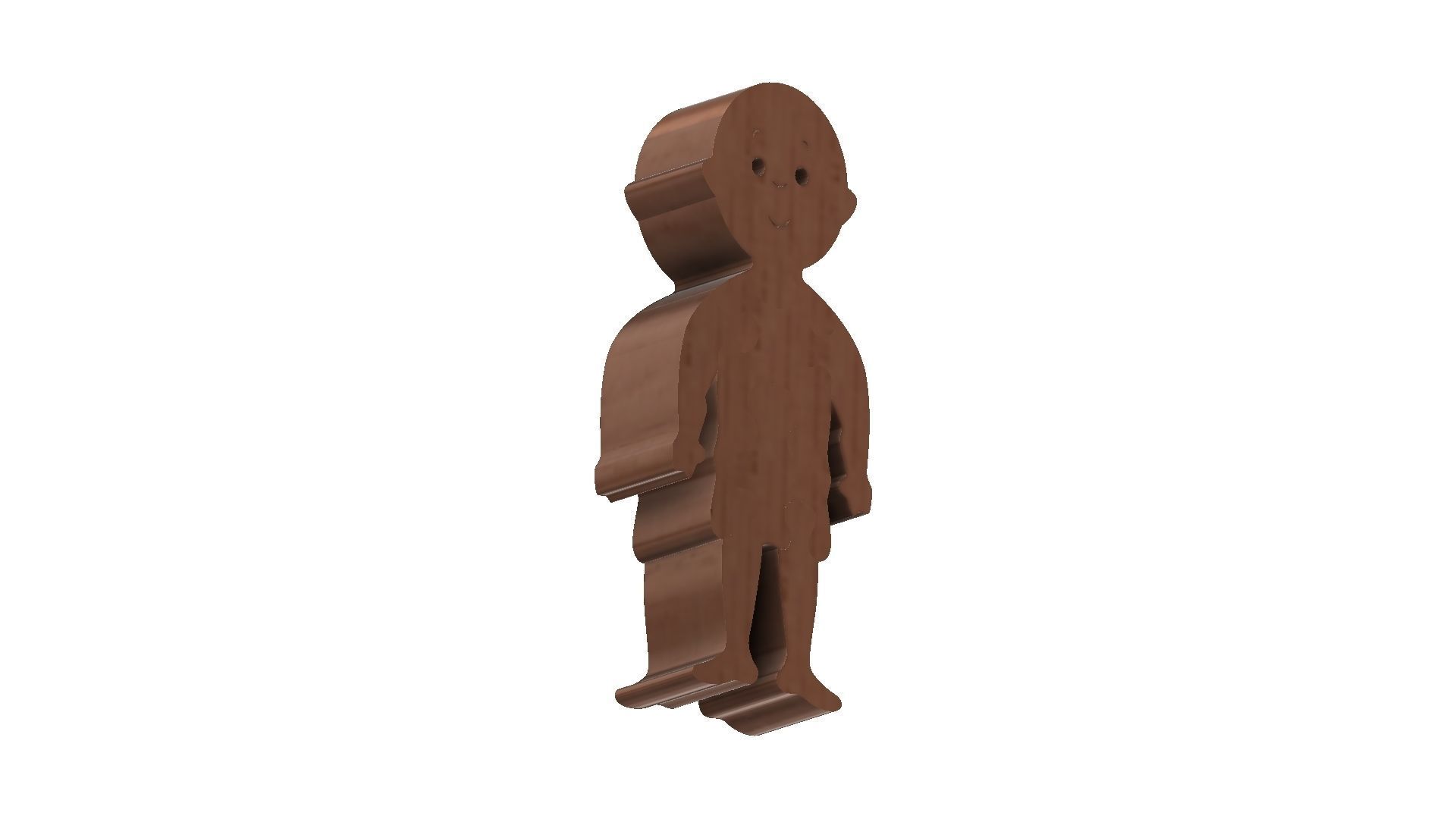 Wooden human 3D puzzle model 3D model | CGTrader