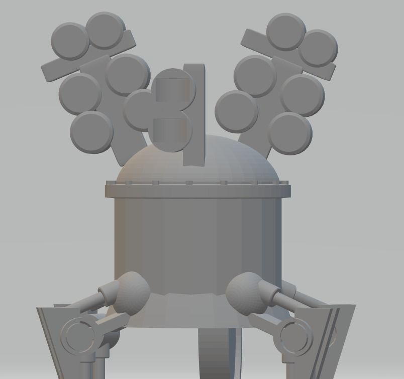 The Free Heathen Workshop present The CT-80z Battle Bots free 3D model ...