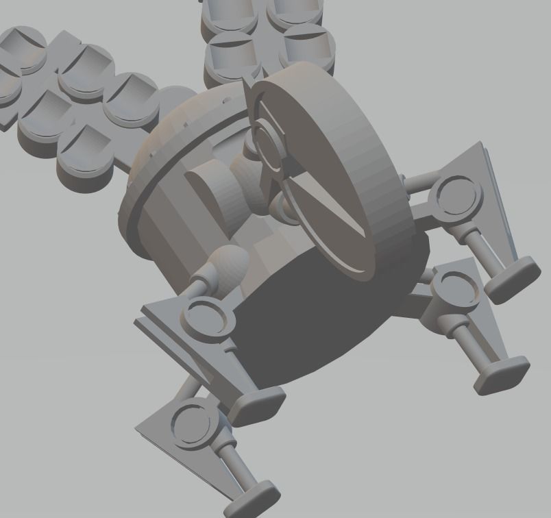 The Free Heathen Workshop present The CT-80z Battle Bots free 3D model ...