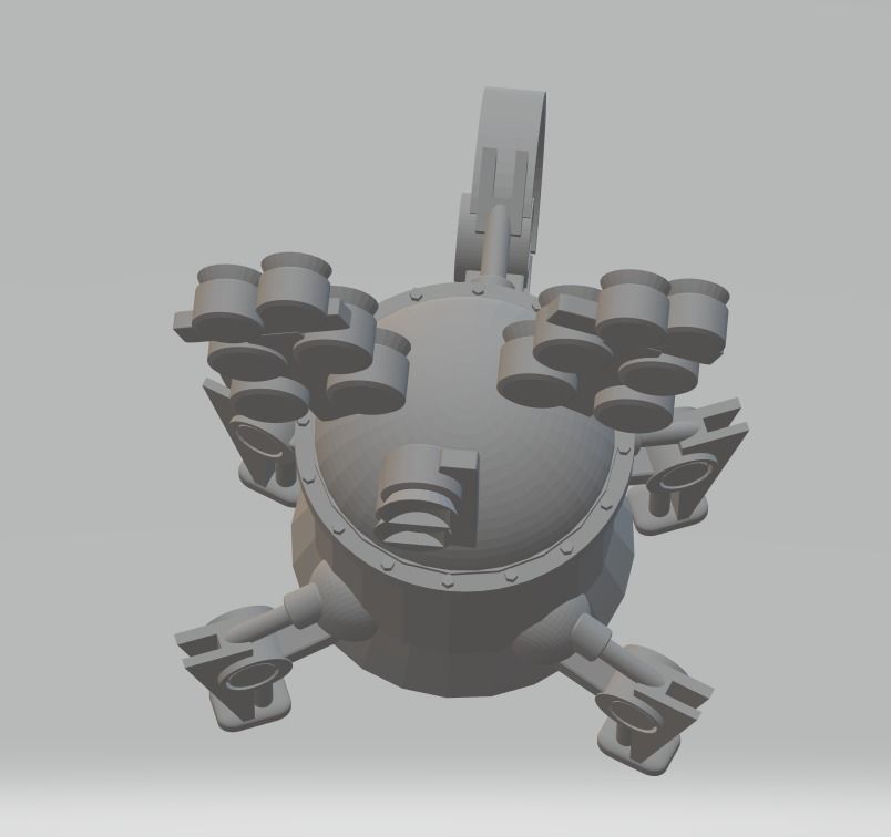 The Free Heathen Workshop present The CT-80z Battle Bots free 3D model ...