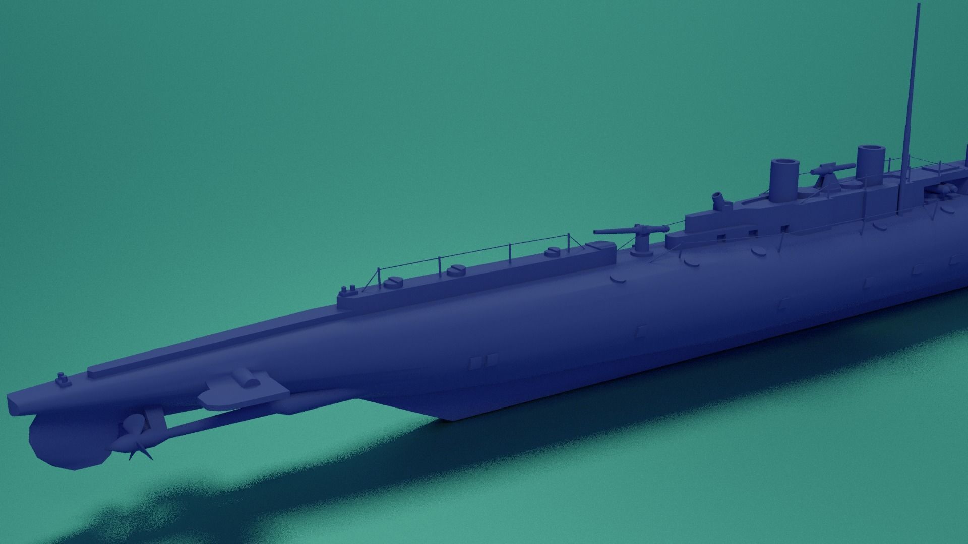 3D model HMS K4 VR / AR / low-poly | CGTrader