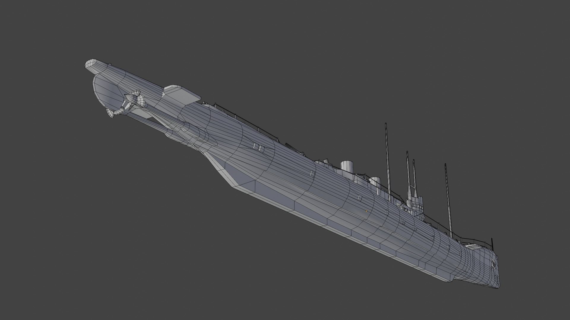 3D model HMS K4 VR / AR / low-poly | CGTrader
