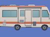 3D model Stylized low-poly Camper Van VR / AR / low-poly | CGTrader