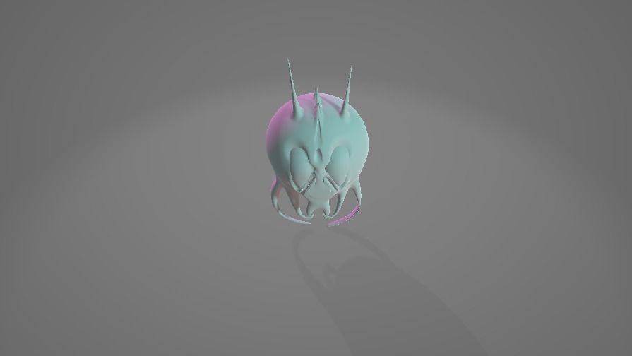Simple Alien Head free 3D model | CGTrader