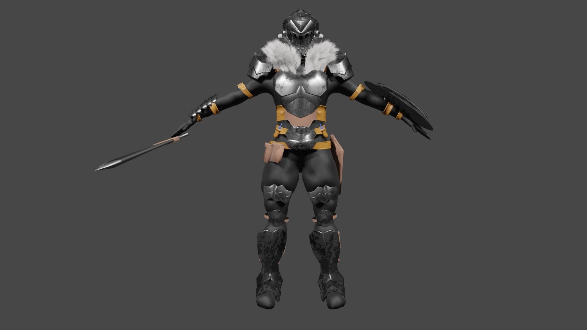 Goblin slayer 3D model rigged | CGTrader