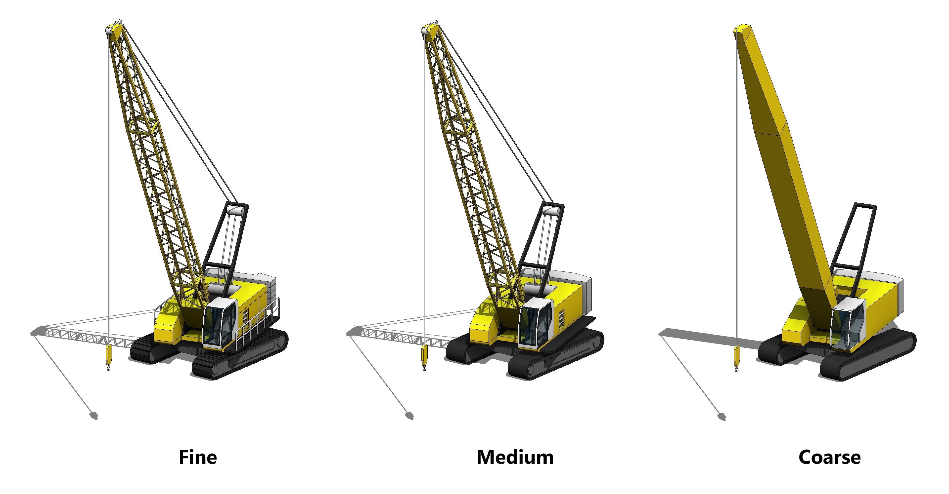 Crawler Crane - Revit Family 3D model | CGTrader