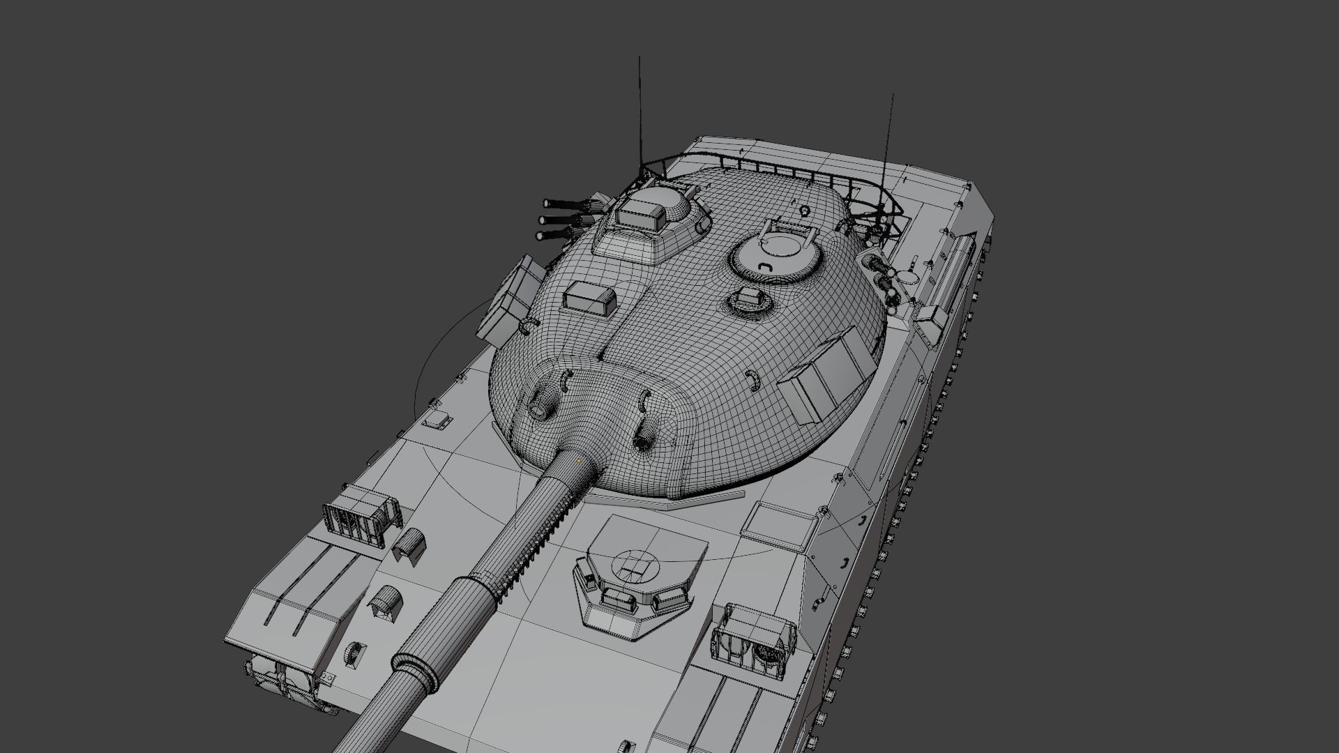 3D model JGSDF Type 74 Main Battle Tank VR / AR / low-poly | CGTrader