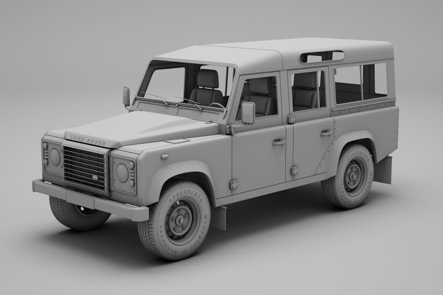 Land Rover Defender 110 Wagon 3D model | CGTrader