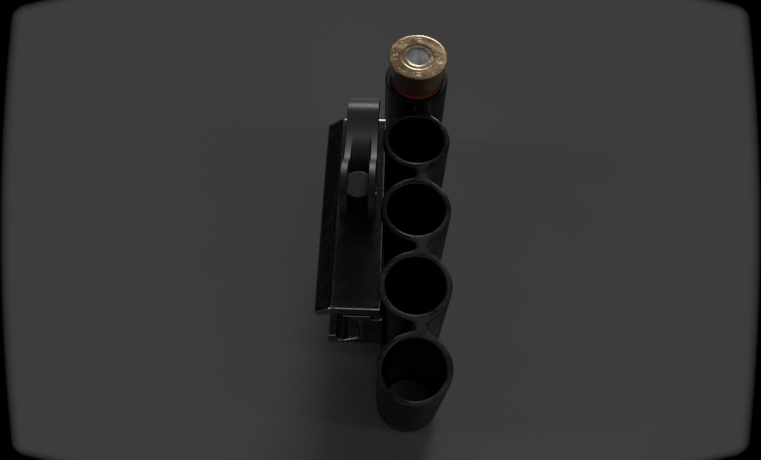 3D model Picatinny Shell Holder for Shotgun Shells VR / AR / low-poly ...