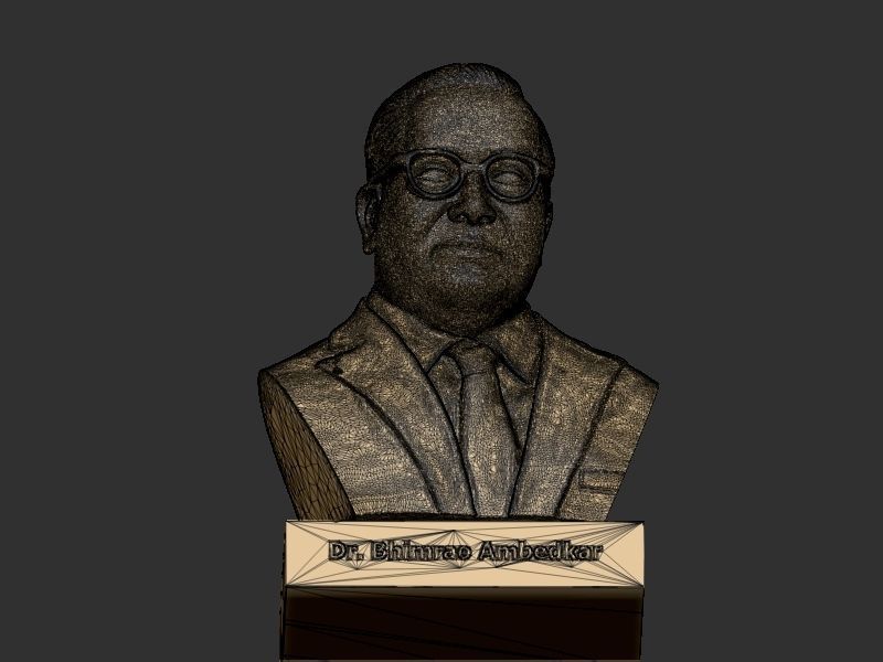 Dr Bhimrao Ambedkar 3D model 3D printable | CGTrader