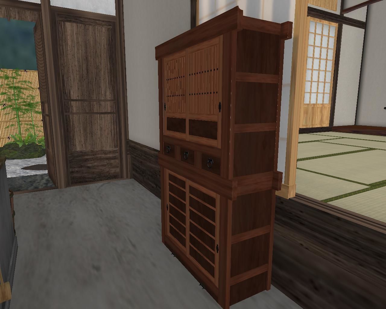 Mizuya Tansu free 3D model | CGTrader