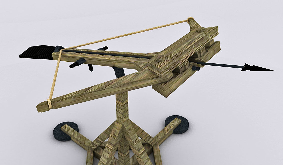 3D model Ancient Medieval Ballista VR / AR / low-poly | CGTrader