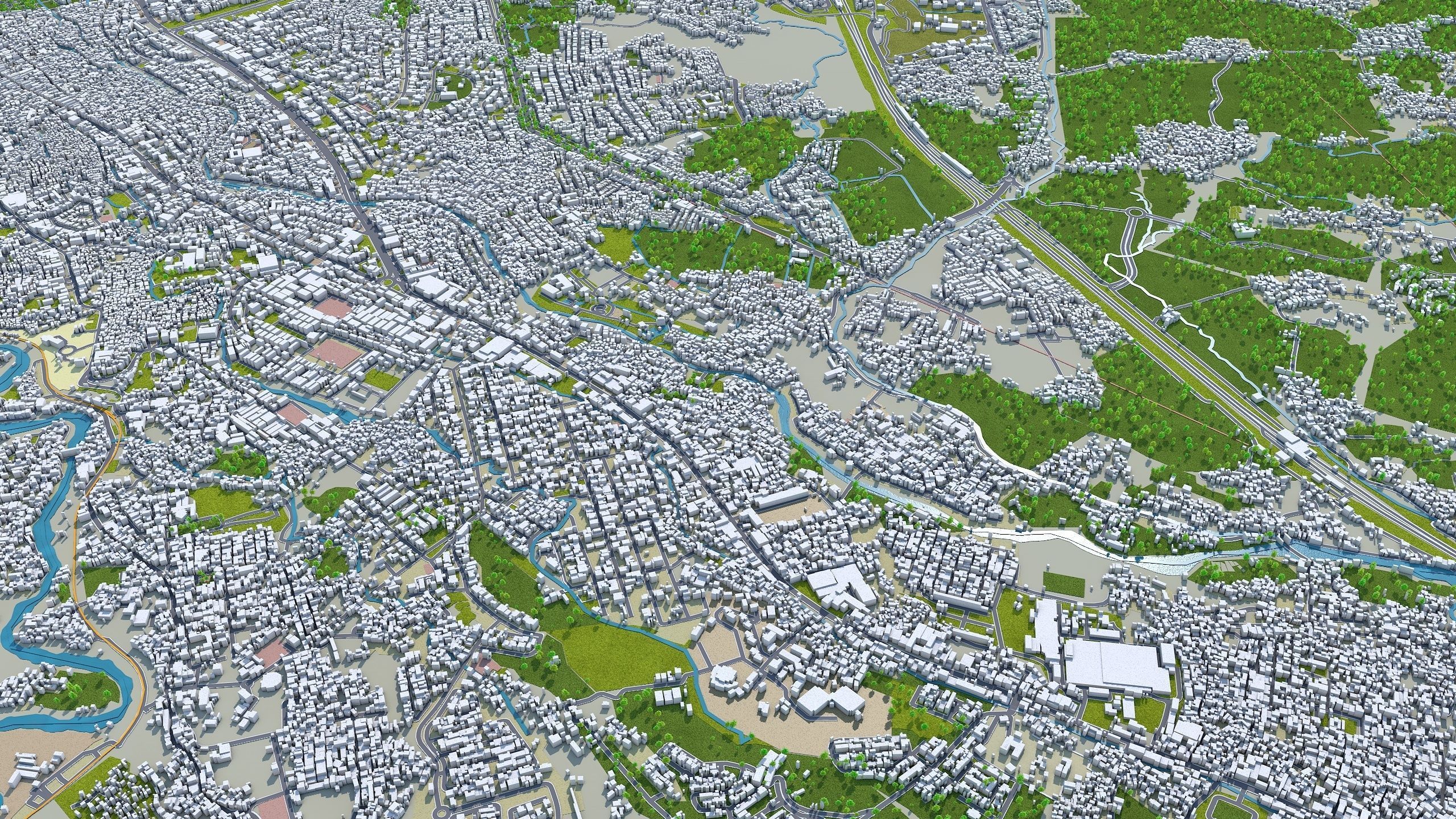 3D model Bogor Ctiy Indonesia VR / AR / low-poly | CGTrader