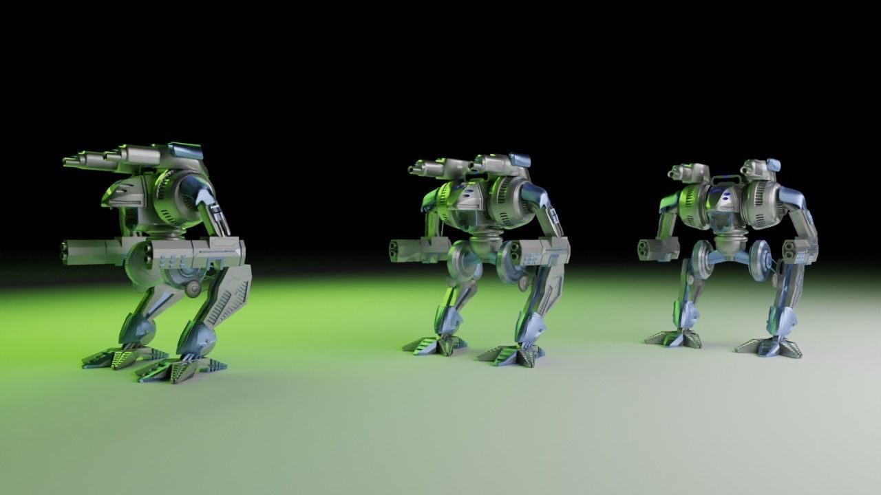 Robot The Blood Asp 3D model | CGTrader