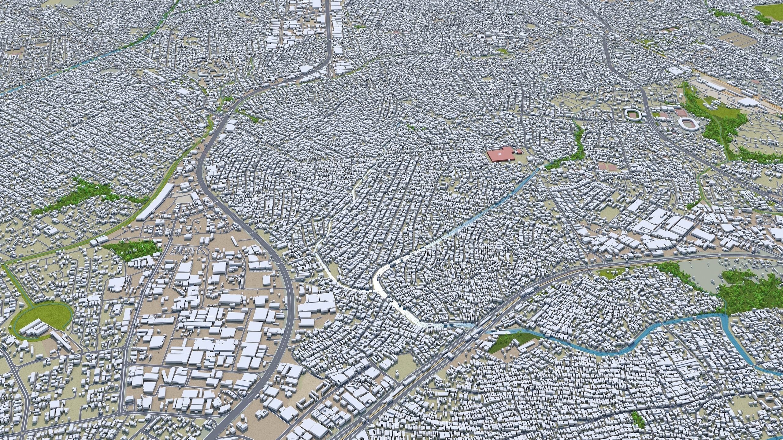 3D model Lagos Full City Nigeria VR / AR / low-poly | CGTrader