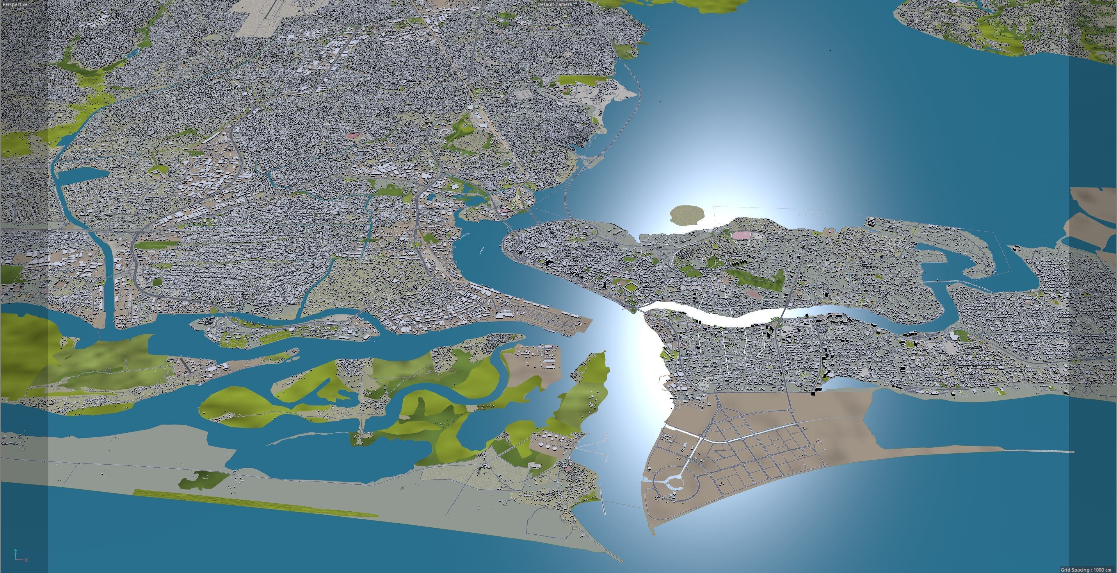 3D model Lagos Full City Nigeria VR / AR / low-poly | CGTrader