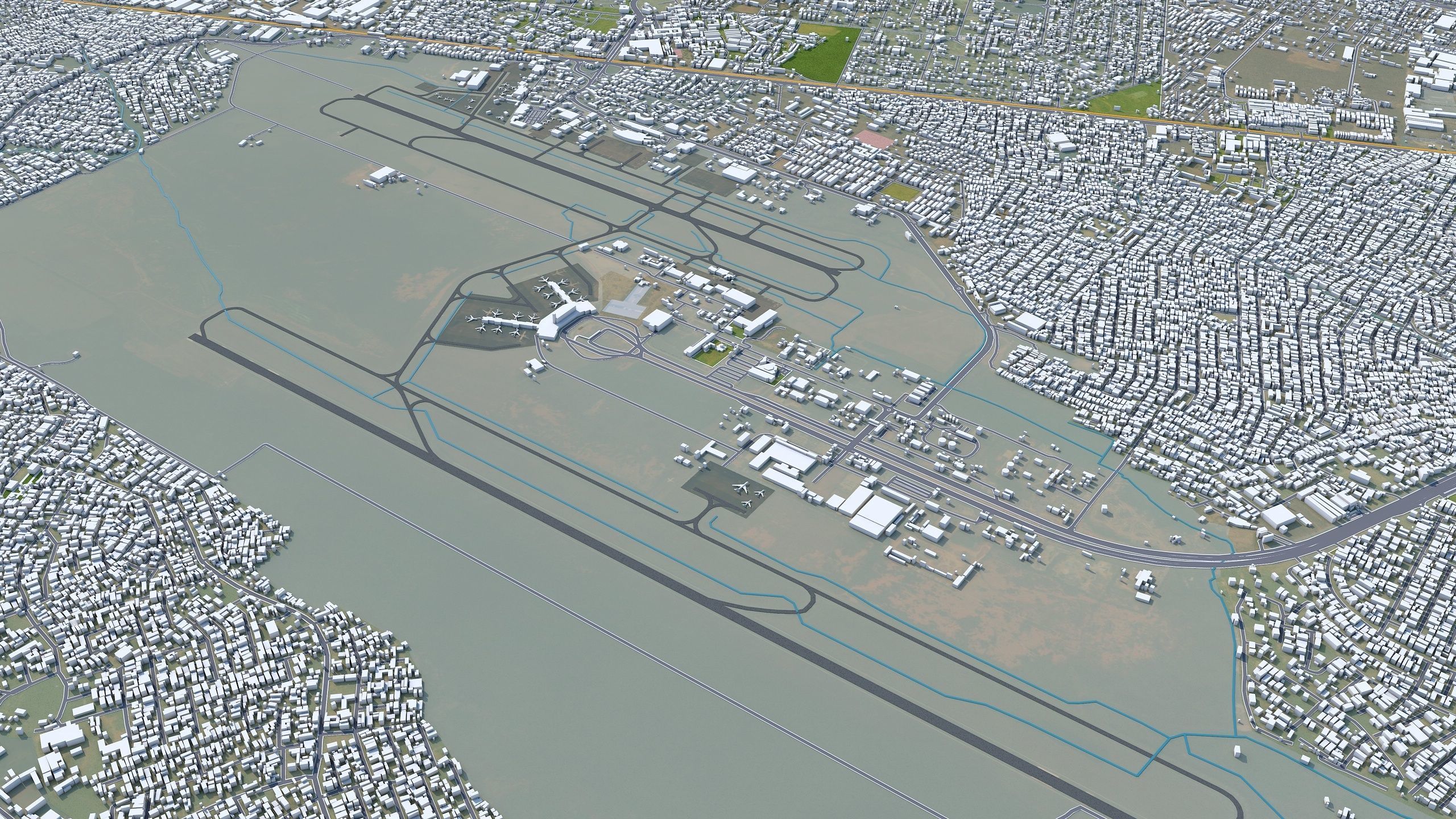 3D model Lagos Full City Nigeria VR / AR / low-poly | CGTrader