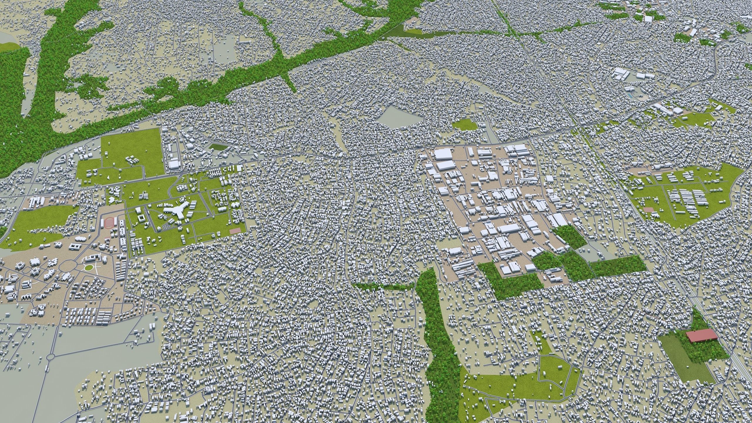 3D model Lagos Full City Nigeria VR / AR / low-poly | CGTrader