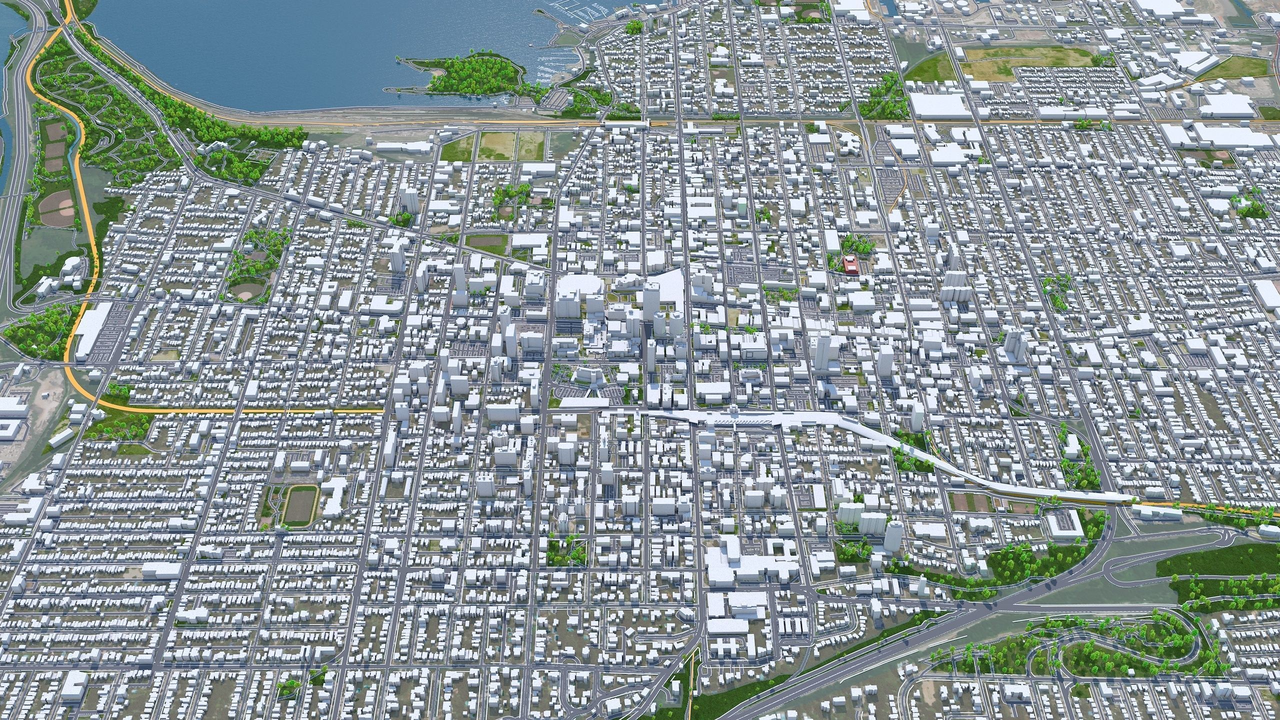 3D model Hamilton City Ontario Canada VR / AR / low-poly | CGTrader