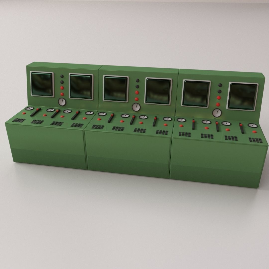 Control Center 3D model | CGTrader