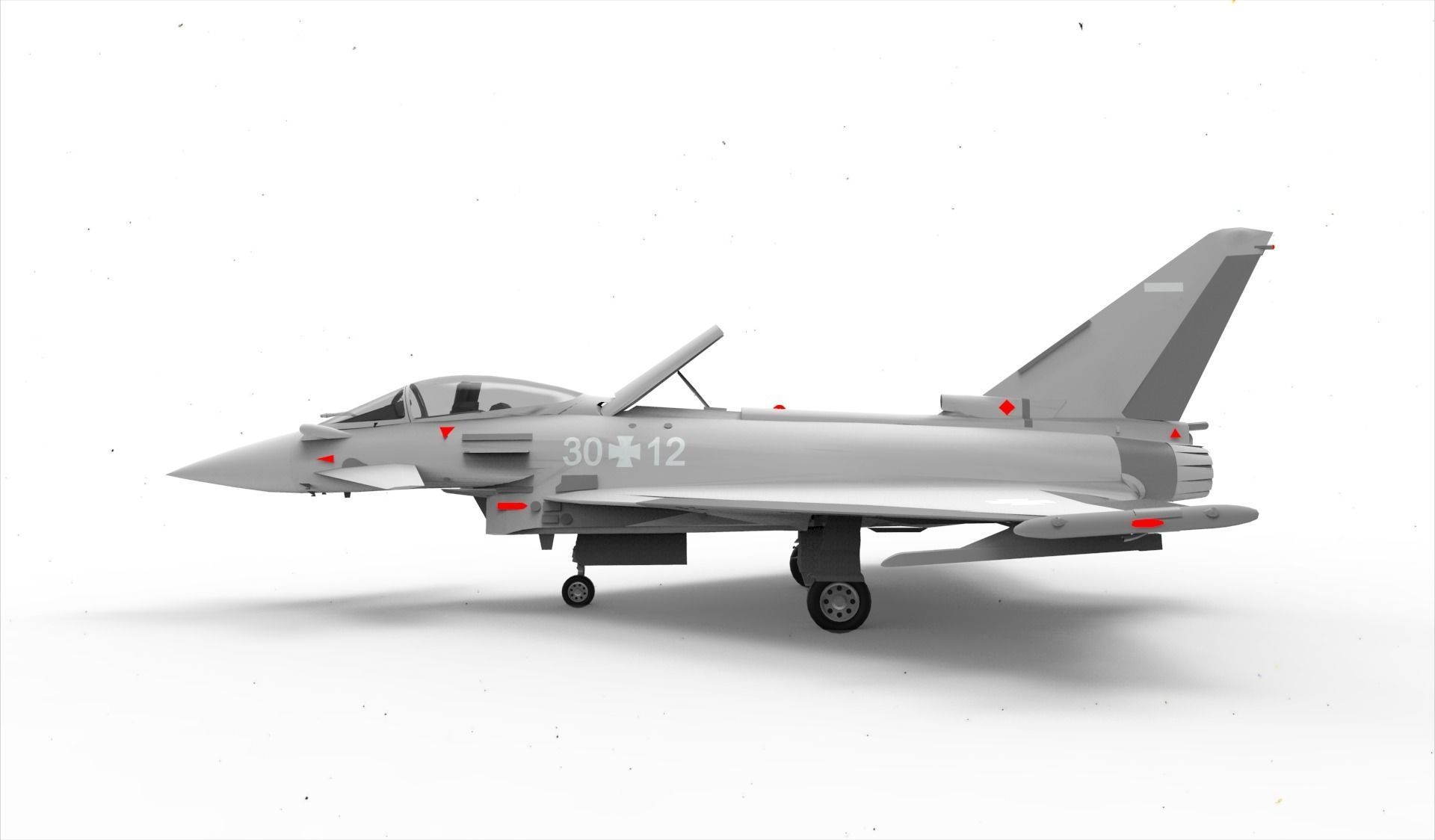 Eurofighter Typhoon 3D model jet | CGTrader