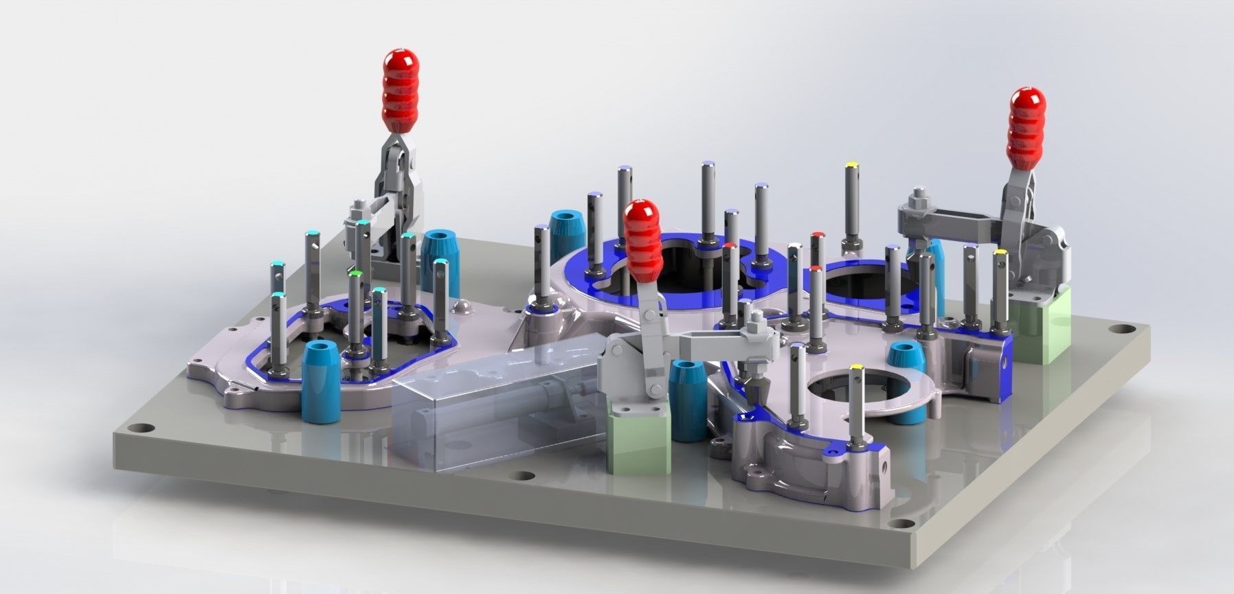 Hole Position Check Jig for Automotive Part 3D model | CGTrader