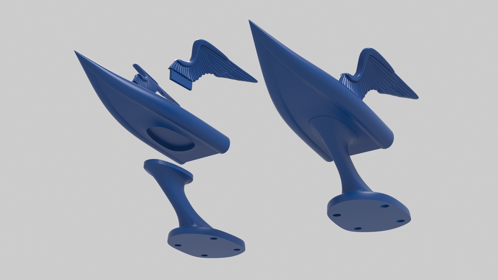 Boat Logo Motorboat logo 3D model 3D printable | CGTrader